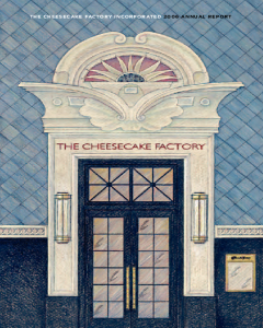 Financials - Annual Reports, The Cheesecake Factory Incorporated