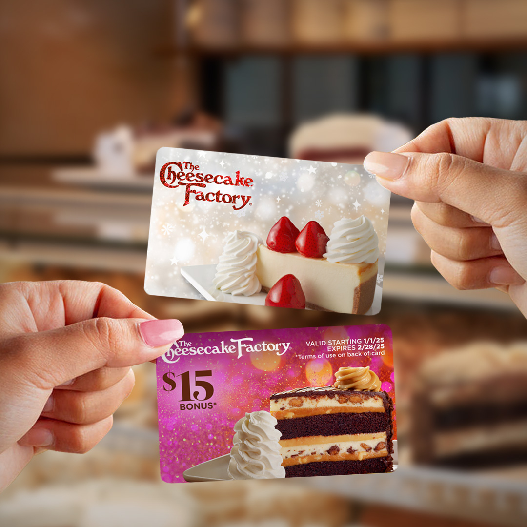 Cheesecake factory specials store